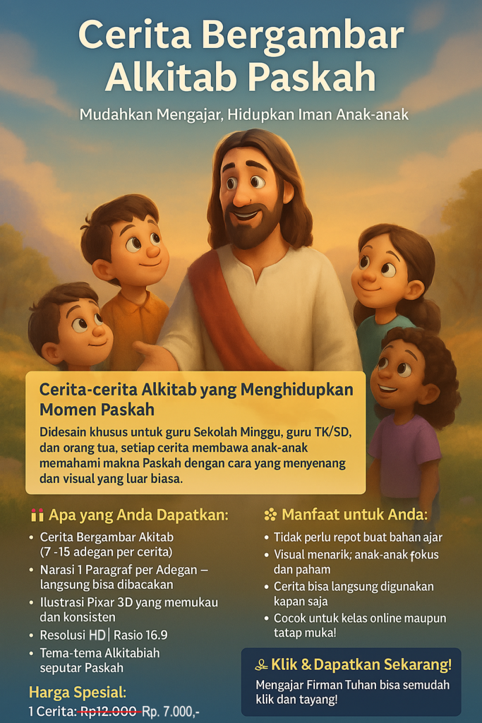 Cerita Bergambar Momen Paskah - Lahir Baru