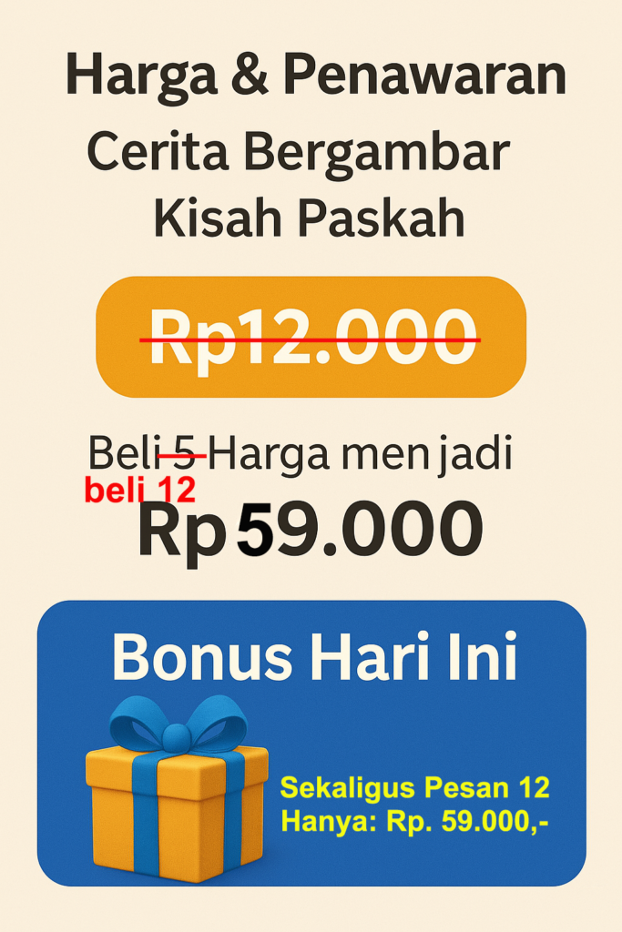 Cerita Bergambar Momen Paskah - Lahir Baru